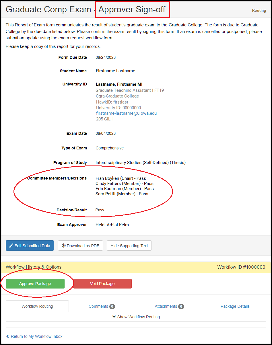 Committee Approval Workflow | Graduate College - The University of Iowa